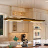 Ivy Bronx Chevee 3 - Light Kitchen Island Modern Linear LED Pendant & Reviews - Wayfair Canada